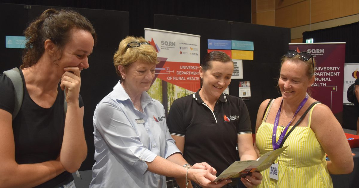 SQRH promotes rural placements during O-Week activities - SQRH